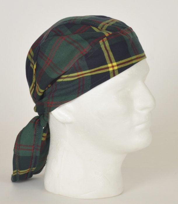 Plaid Head Wrap | Tartan Motorcycle Head Wrap | Sport Kilt